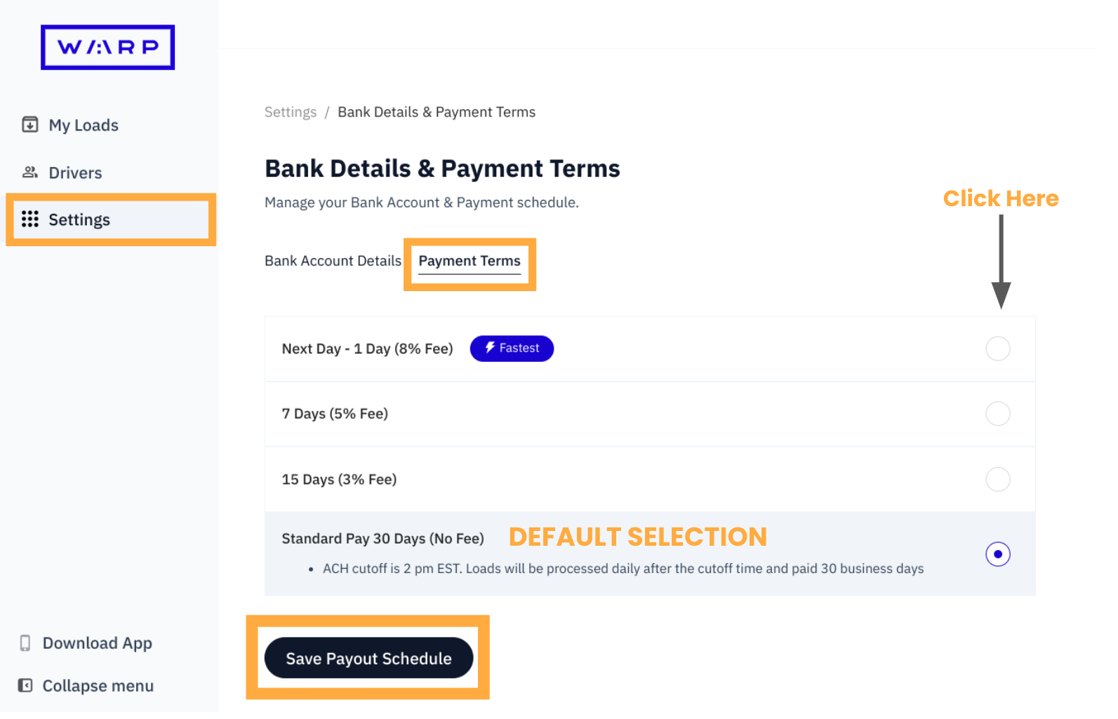 Invoicing & Payment: Full Truckload & Less Than Truckload – WARP