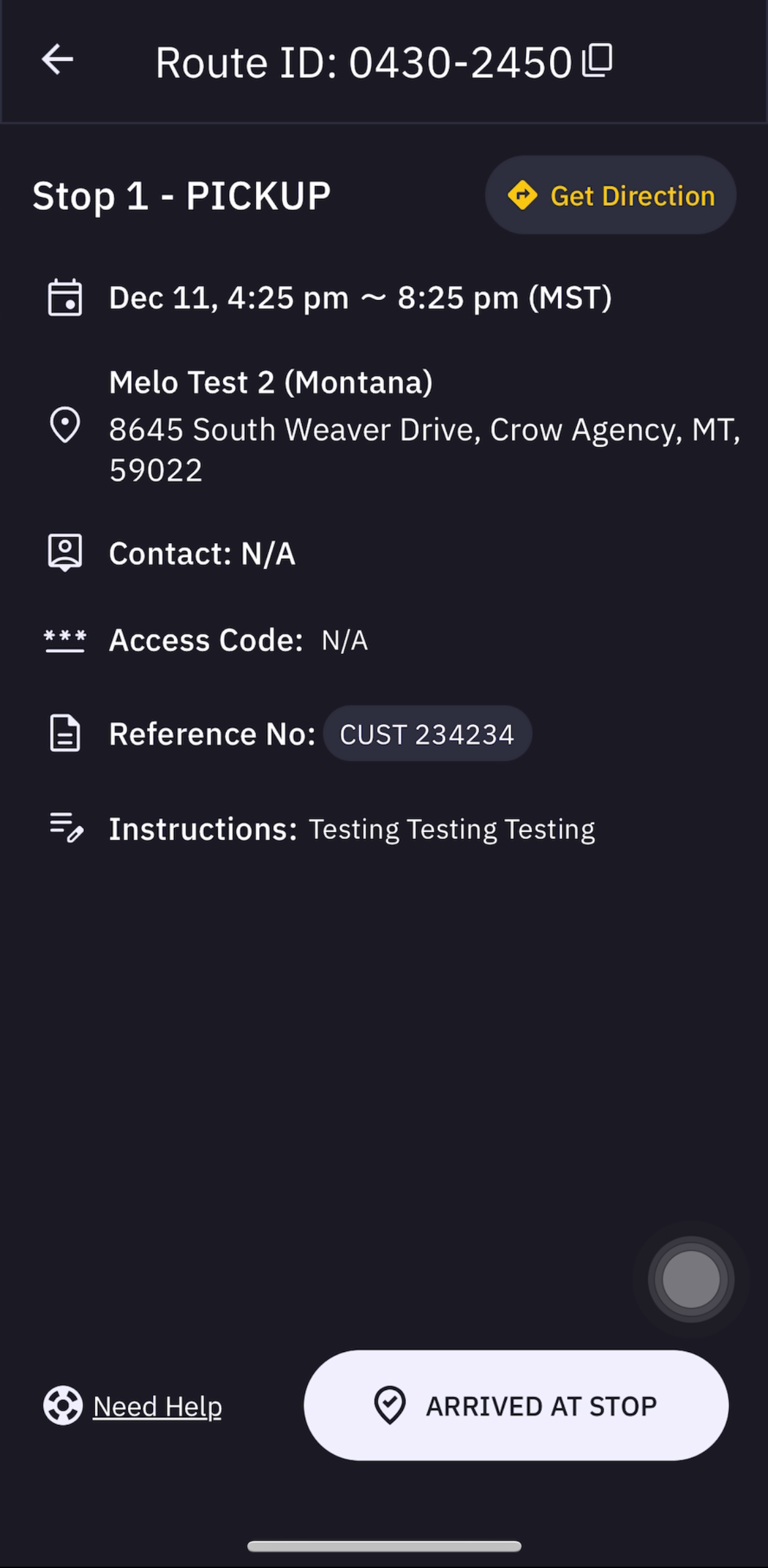 How To Complete A Route | WARP APP – WARP
