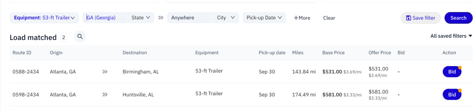 Carrier Portal | Load Board & My Loads – WARP